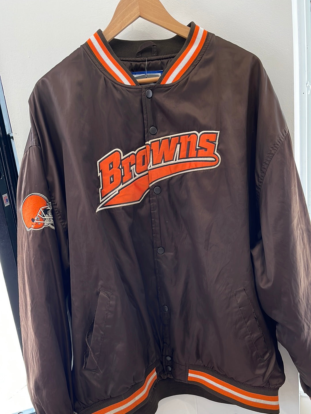 Cleveland Browns Varsity Jacket – Throwback Vault